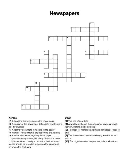 Celebrities Crossword Puzzle Celebrities Crossword Puzzle